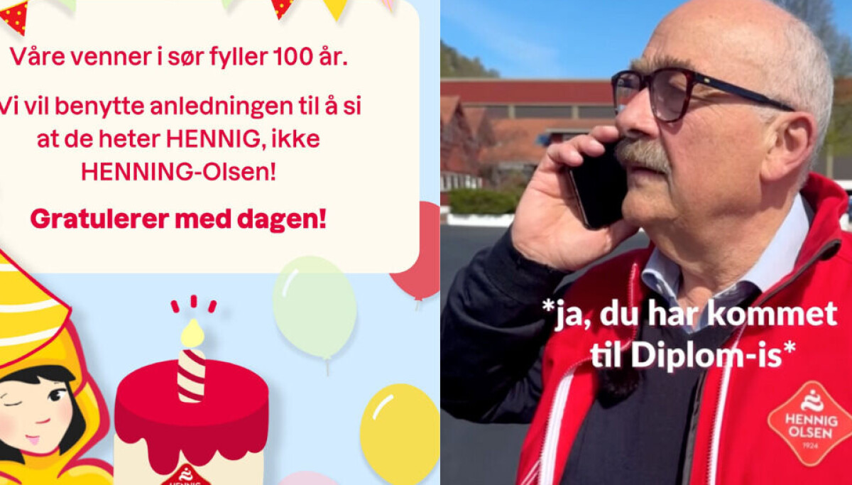 Diplom-Is gratulerte konkurrenten med dagen: Fikk uventet invitasjon ... Diplom-Is gratulerte konkurrenten med dagen: Fikk uventet invitasjon ...